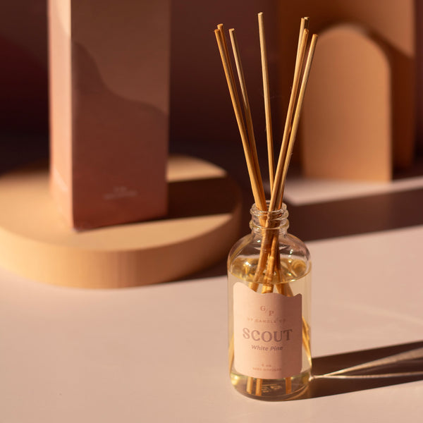Scout 4 oz. Hue Reed Diffuser (White Pine) - GP Candle Co.