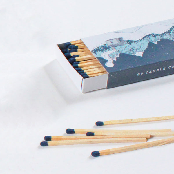 Snowcapped Mountains - XL 4" Matchbox - GP Candle Co.